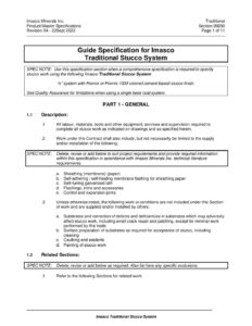 Product Data Sheets & Specs | Imasco Minerals Inc.